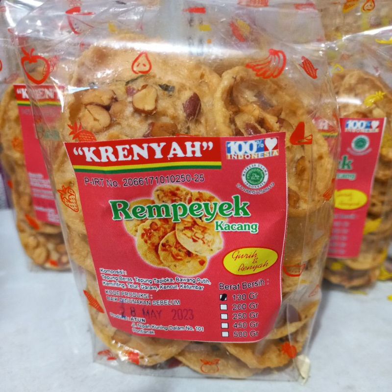 Jual Rempeyek / Peyek Krenyah (TERI/KACANG) | Shopee Indonesia