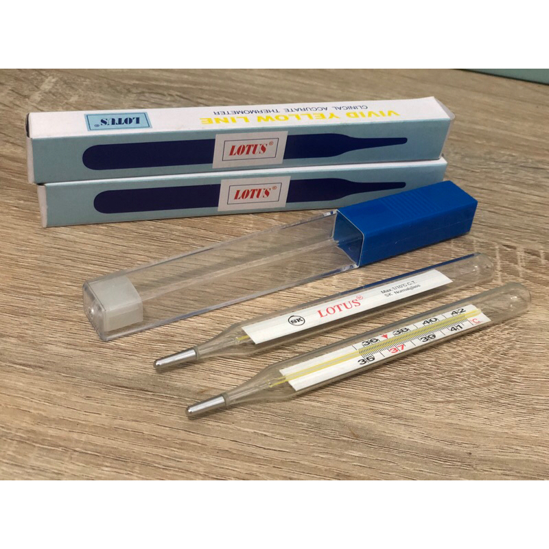 Jual Termometer Air Raksa Lotus| Termometer Badan manual | Shopee Indonesia