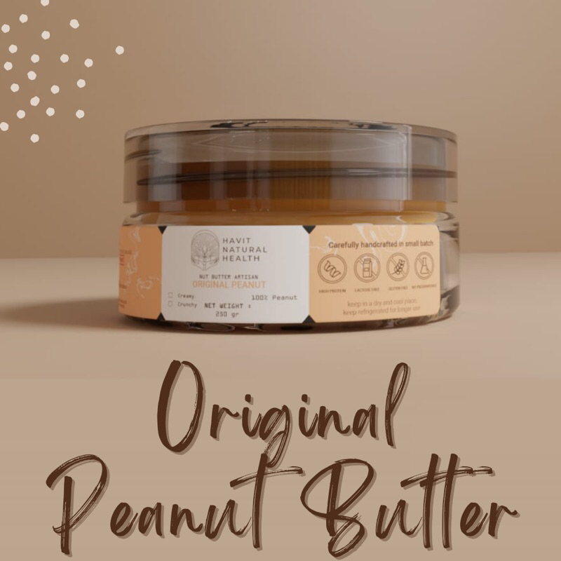 Jual Havit Natural Original Peanut Butter - Selai Kacang Unsweetened ...