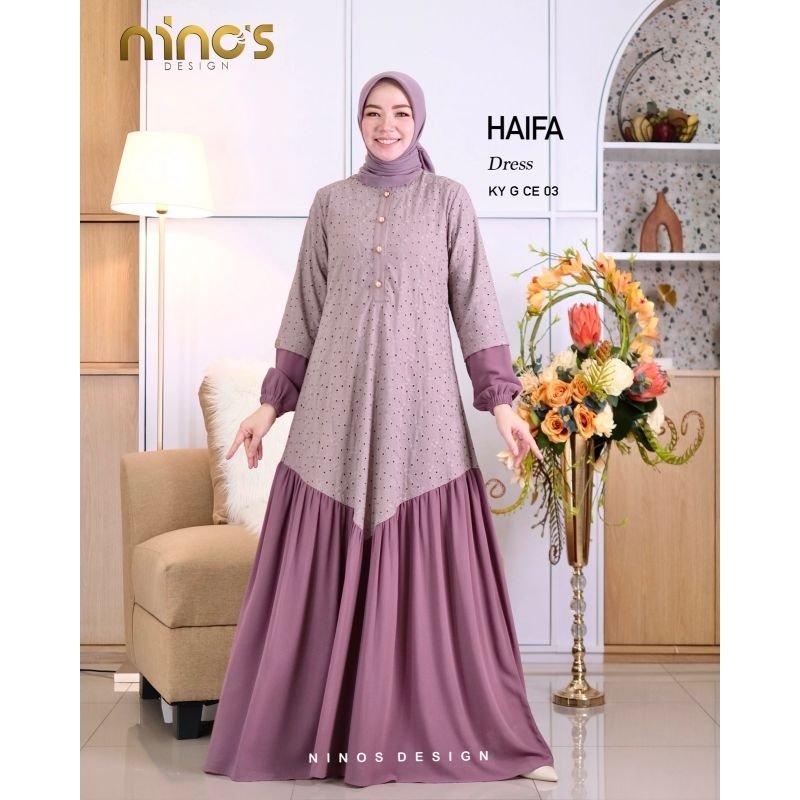 Jual HAIFA DRESS BY NINOS DESIGN | Shopee Indonesia