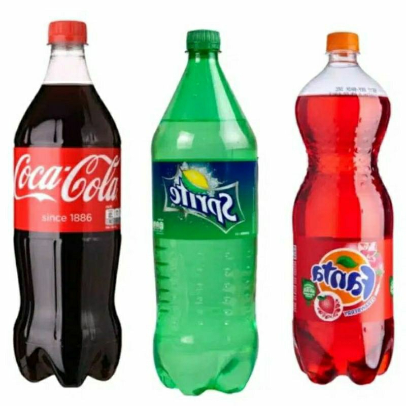 Jual COCA COLA / FANTA / SPRITE 1 LITER / 1L | Shopee Indonesia