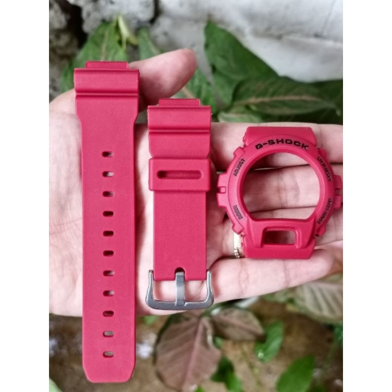 Jual BNB G-SHOCK DW6900 RED SOLID | Shopee Indonesia