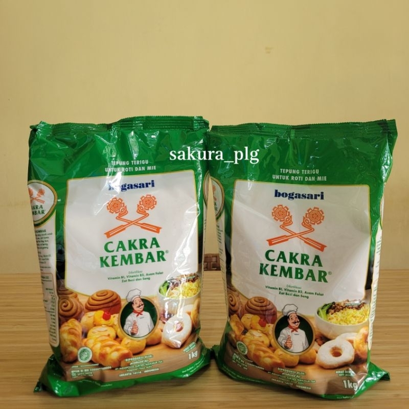 Jual [READY STOCK] TEPUNG TERIGU CAKRA KEMBAR 1KG | Shopee Indonesia