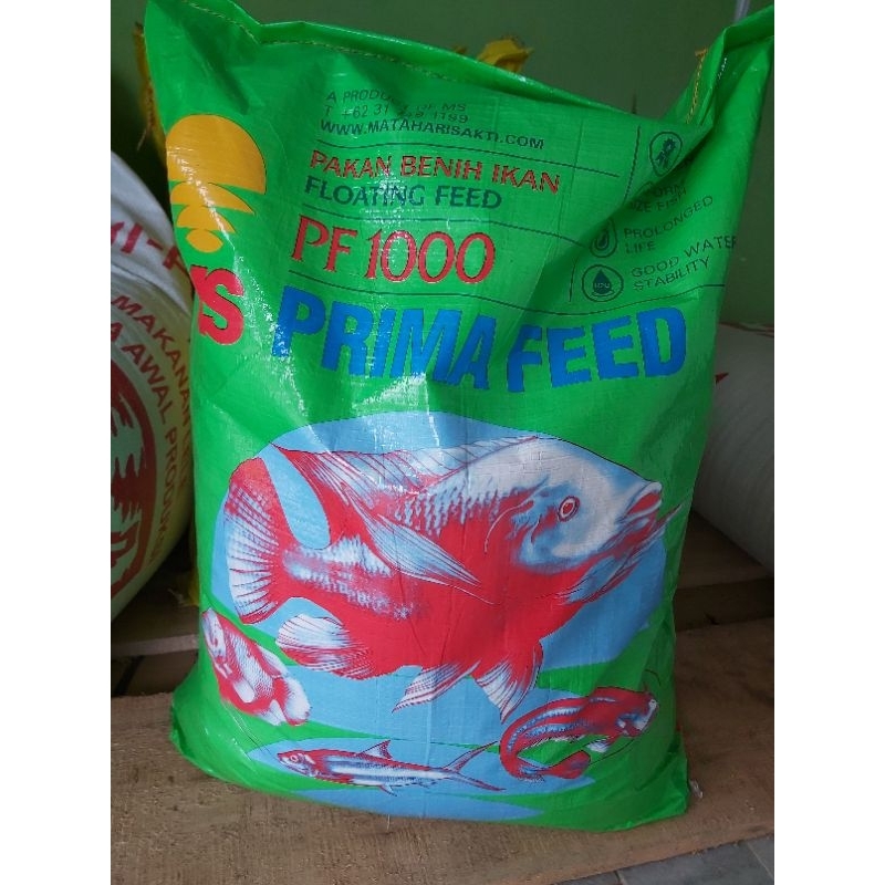 Jual Pakan Ikan PF1000 Prima Feed Hijau | Shopee Indonesia