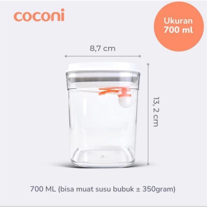 Jual COCONI Pop Up Airtight Food Container ( Toples Kedap Udara ...