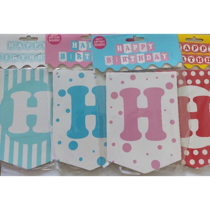 Jual banner flag bendera ucapan happy birthday | Shopee Indonesia