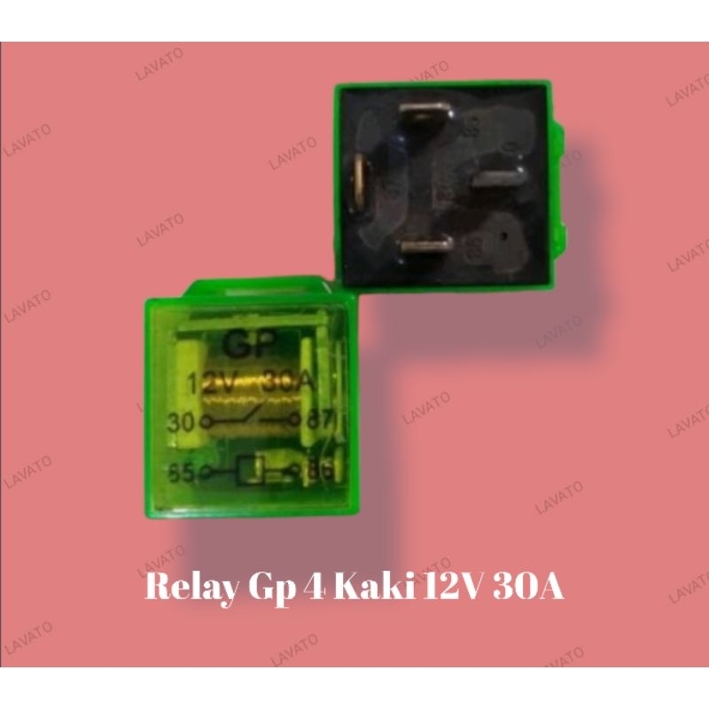 Jual Relay GP 4 Kaki 12V 30A | Shopee Indonesia