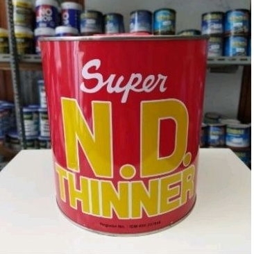Jual Thinner ND Super Gloss Thiner Tiner Galon Pengencer Cat Campuran Cat Besi Kayu | Shopee ...