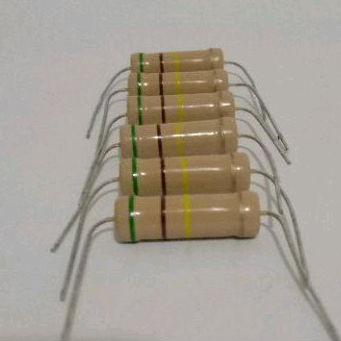 Jual RESISTOR 510K 5 Watt RESISTOR BAMBU | Shopee Indonesia