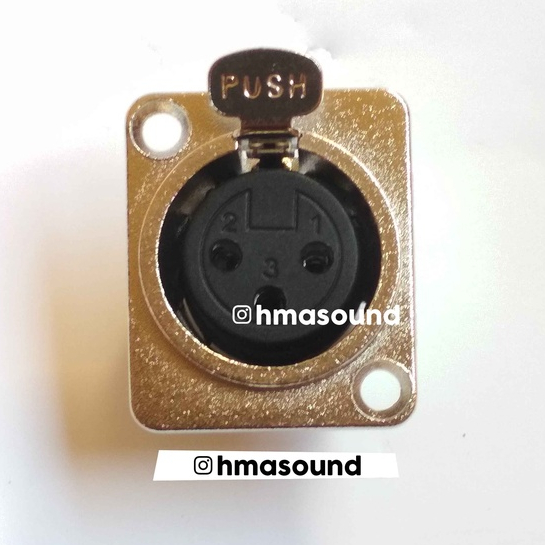 Jual Socket Soket Body Besi XLR Canon Female STX SSBF | Shopee Indonesia