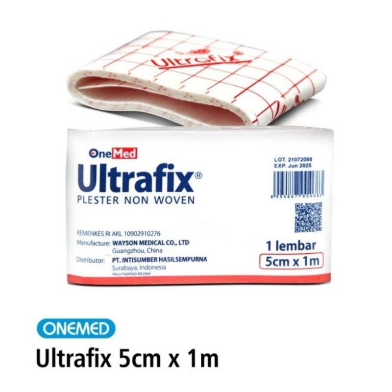 Jual ultrafix 5cm x 1m 5x1 plester luka onemed / roll | Shopee Indonesia