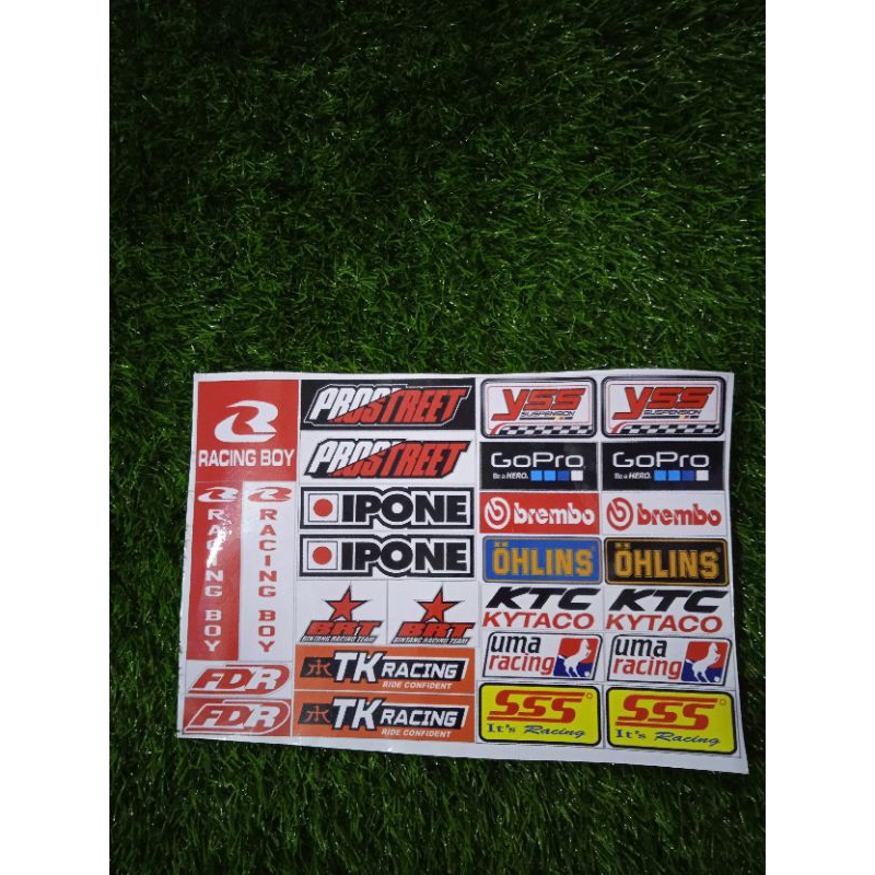 Jual Stiker Logo Sponsor Ternama Sticker Pack Racing Stiker Motor Harga ...