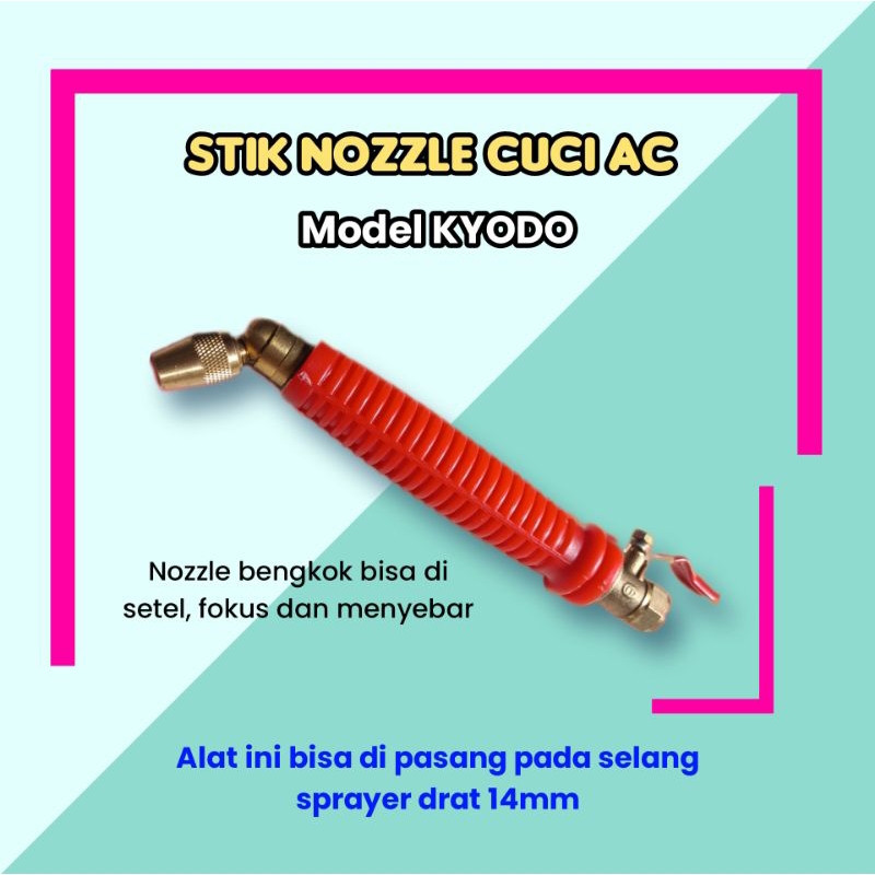Jual Nozzle/ nosel cuci AC stim model KYODO - sprayer semprot air high ...