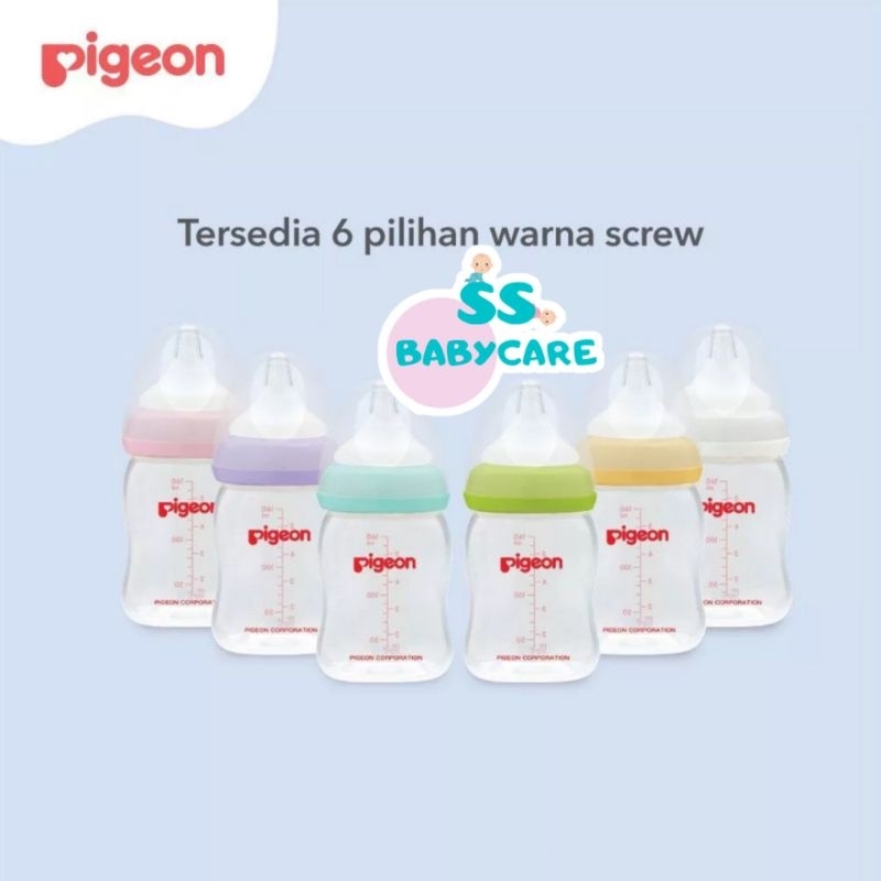 Jual Pigeon Wide Neck 160ml 240ml / Pigeon Botol Susu Peristaltic Plus Nipple / Pigeon Botol ...