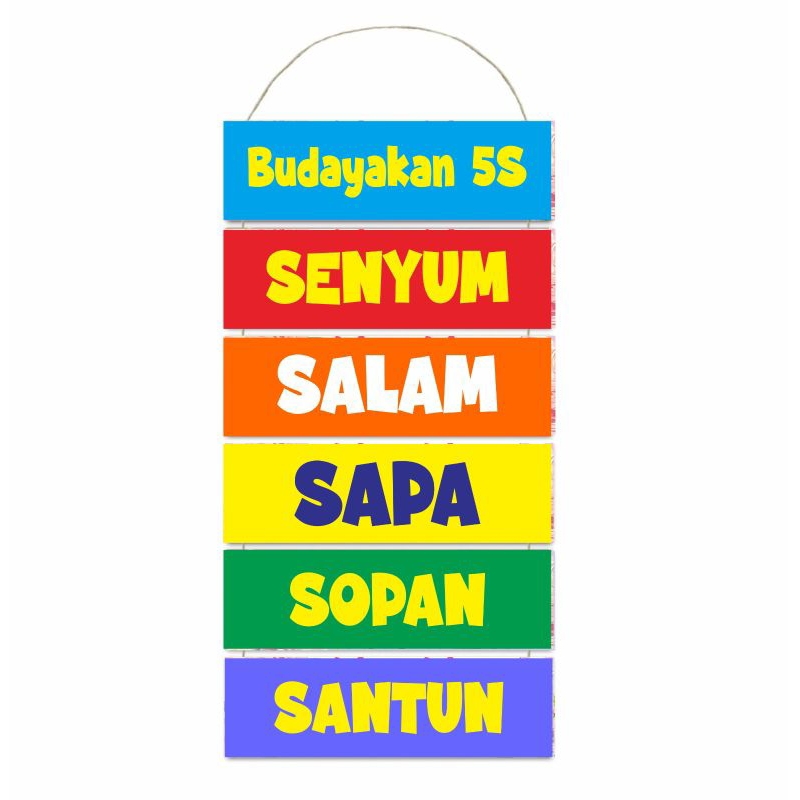 Jual Hiasan dinding sekolah 5s | Shopee Indonesia