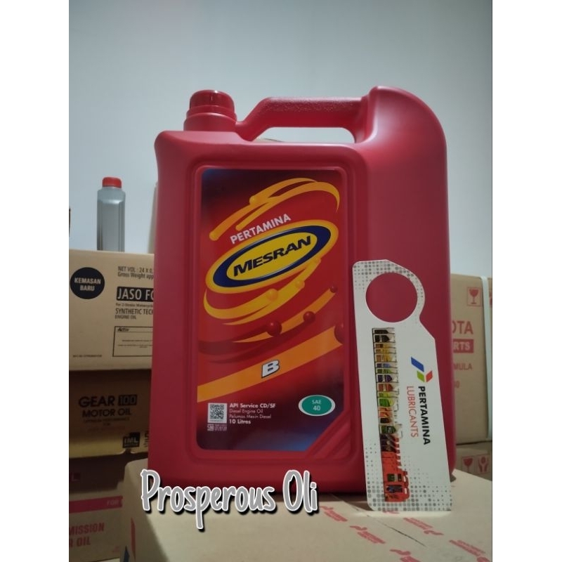 Jual Oli Mesran B40 10 Liter Galon - Oli Pertamina | Oli Diesel / Oli ...