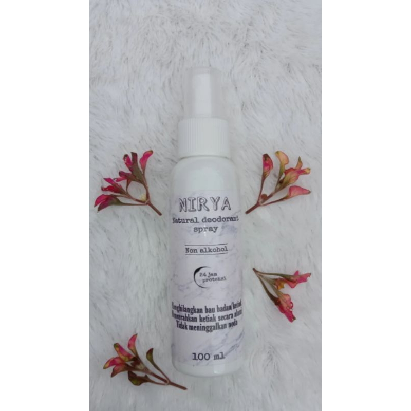 Jual Deodorant spray natural nirya tawas cair non alkohol 100 ml ...