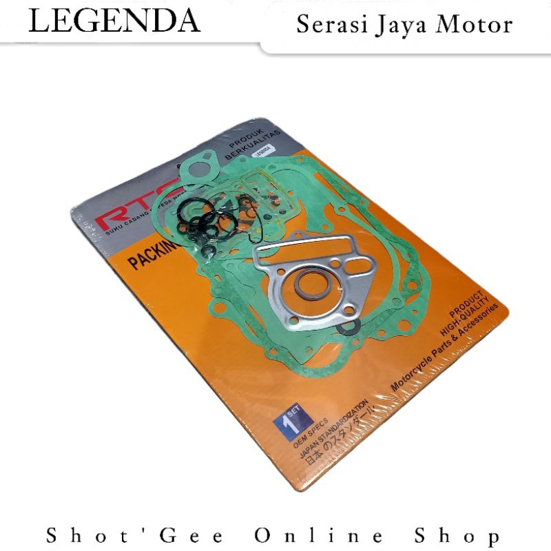 Jual PAKING FULL SET LEGENDA PAKING FULSET LEGENDA / SUPRA FIT NEW / REVO LAMA | Shopee Indonesia