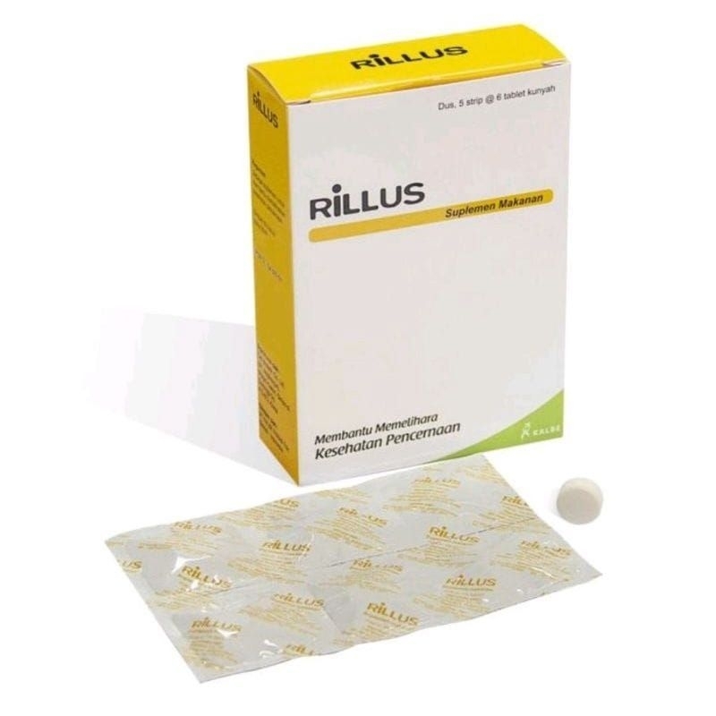 Jual Rillus 30 Tablet - Suplemen Probiotik Prebiotik Kesehatan ...