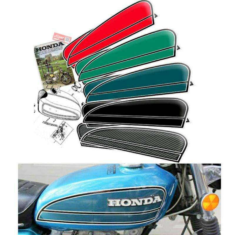 Jual striping honda cb125 stiker honda cb125 stiker cb 125 DETAIL ...