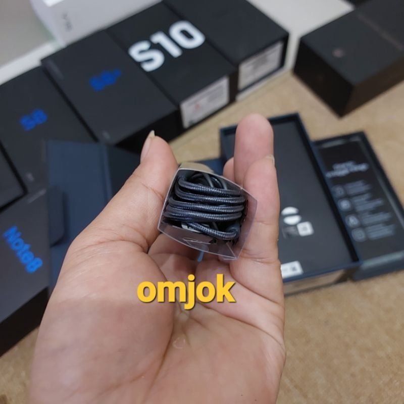 Jual Headset SAMSG AKG S8 S9 S10 bawaan Cabutan Asli Real Original 10000% | Shopee Indonesia