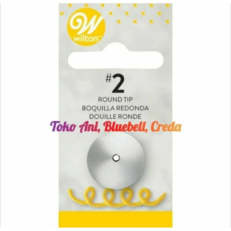 Jual Wilton standard round tip no.2 / Wilton spuit bulat no.2 ( 0418-2 ...