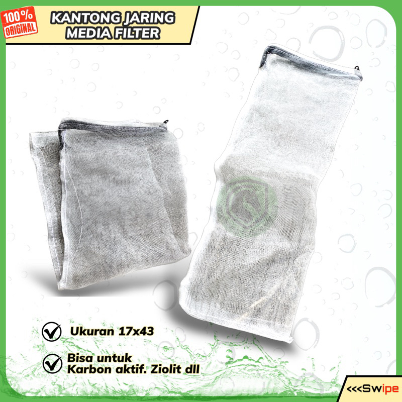 Jual KANTONG JARING KASA MEDIA FILTER AQUARIUM KARBON AKTIF ZEOLIT ...