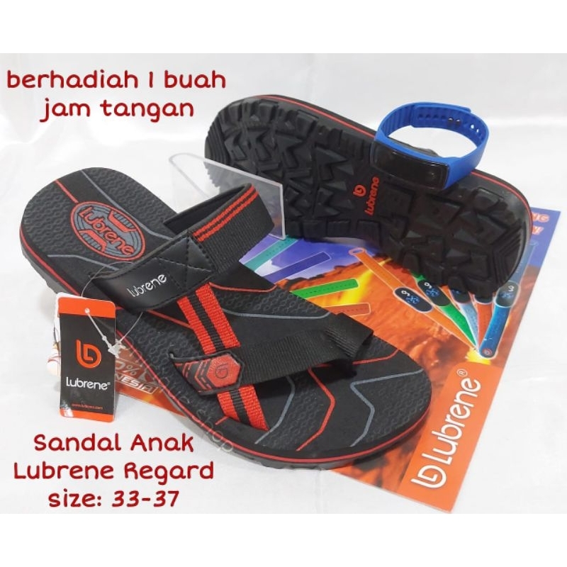 Jual Sandal gunung Anak-anak hadiah jam tangan Lubrene Regan original ...