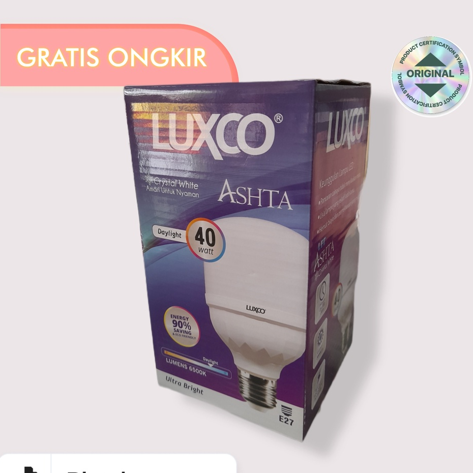 Jual LAMPU LUXCO LED ASHTA T BULB 40W | Shopee Indonesia