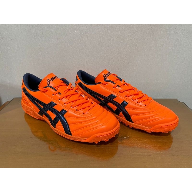 Jual Sepatu Futsal Asics Arthur DS Light C3 FF Orange Black TF ( TURF ...