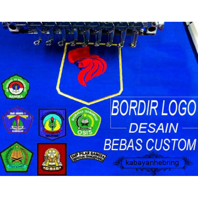 Jual BIKIN PATCH LOGO BORDIR SATUAN DESIGN SENDIRI BADGE BET | Shopee ...