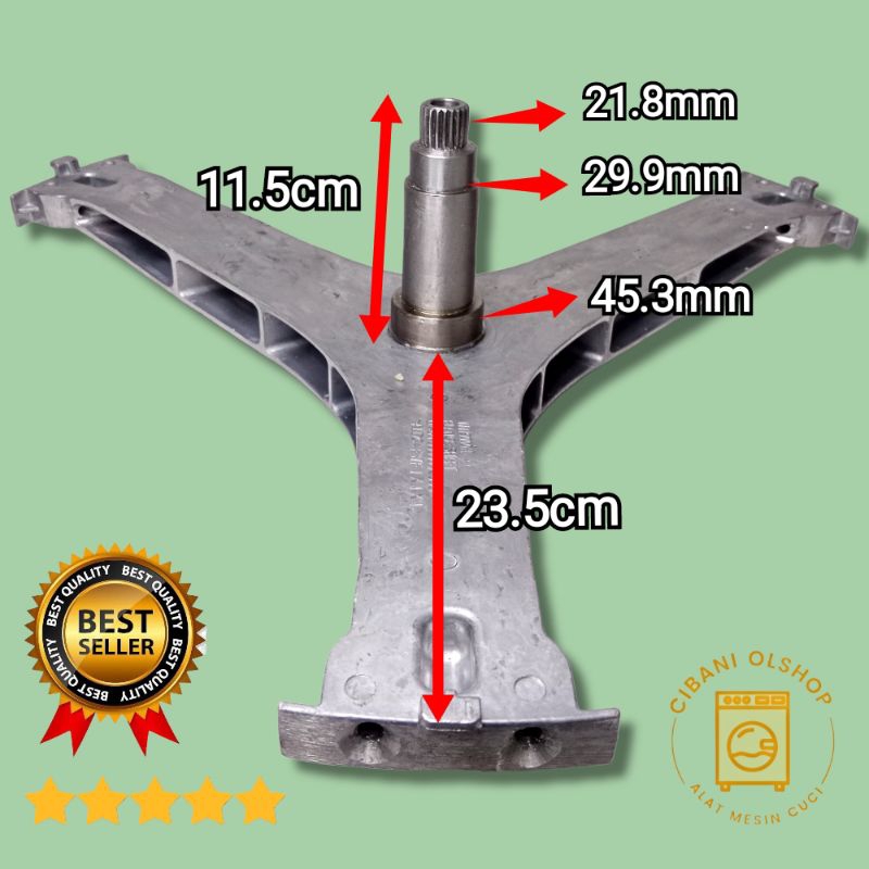 Jual Spider Segitiga Baling Baling Mesin Cuci Samsung WF1124XAC ...