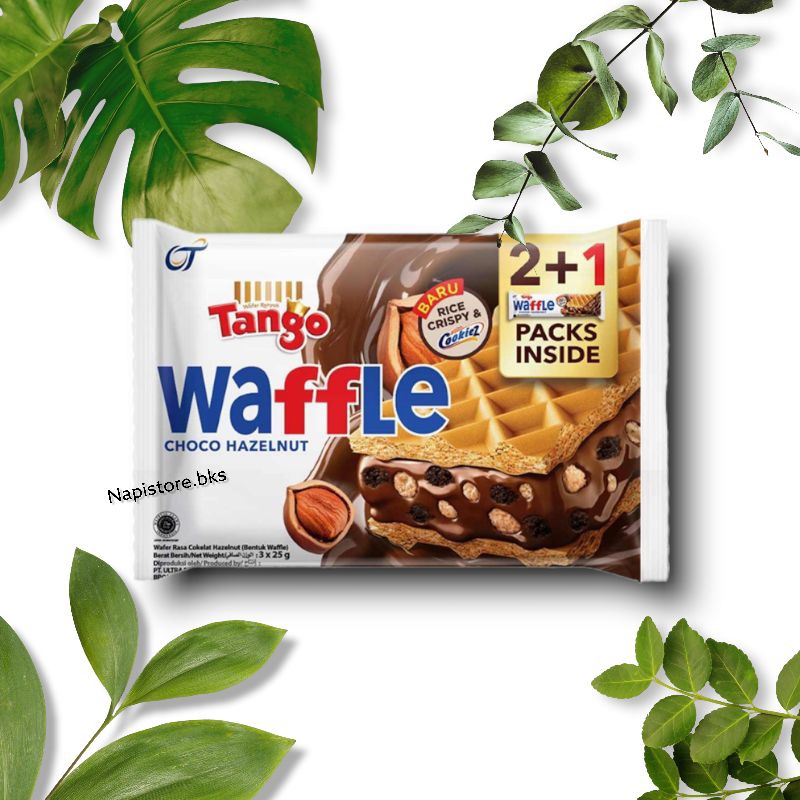 Jual TANGO wafer Waffel Choco Hazelnut 75g (3x25g) | Shopee Indonesia