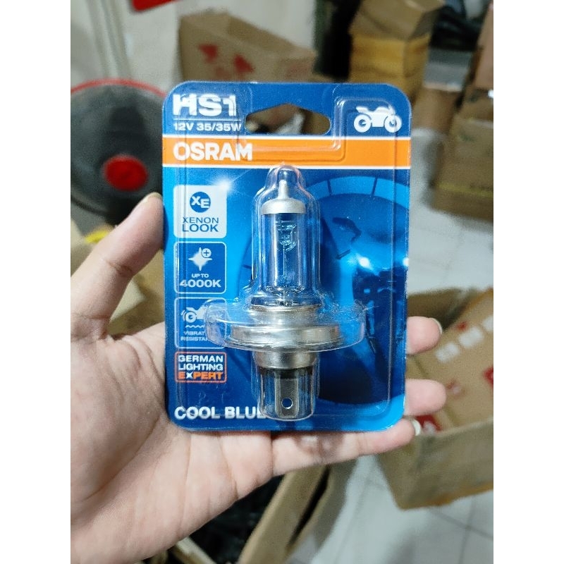 Jual OSRAM BOHLAM BOLHAM LAMPU DEPAN HS1/H4 12VOLT 35/35WATT COOL BLUE ...