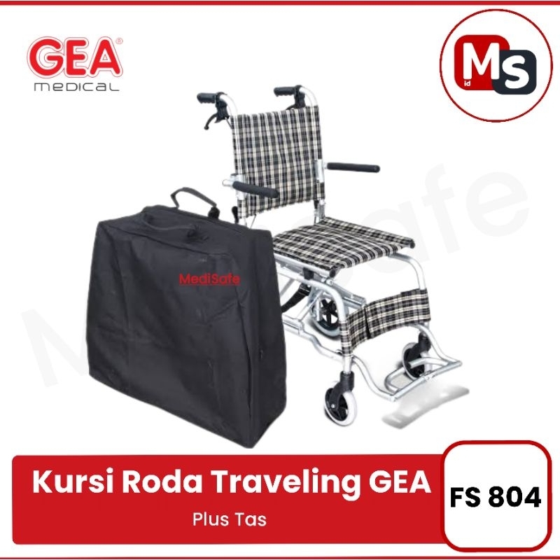 Jual Kursi Roda Traveling Wheelchair Travel Ringan Bisa Lipat + Bag ...