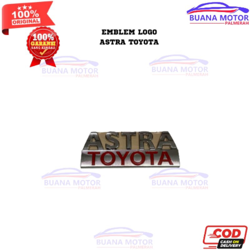 Jual Emblem Logo Astra Toyota Original | Shopee Indonesia