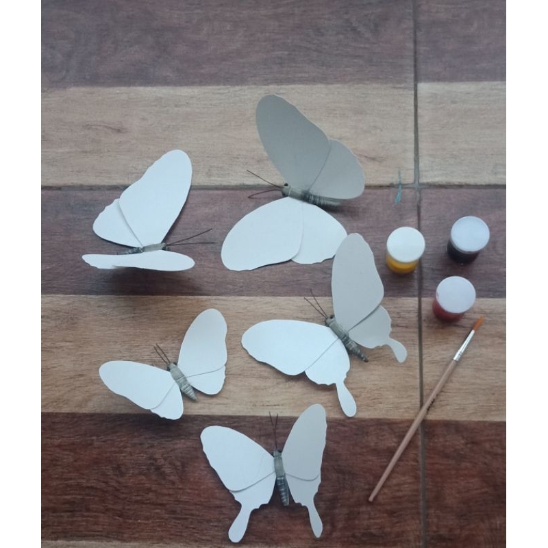 Jual DIY ANAK painting kit mewarnai KUPU KUPU | Shopee Indonesia