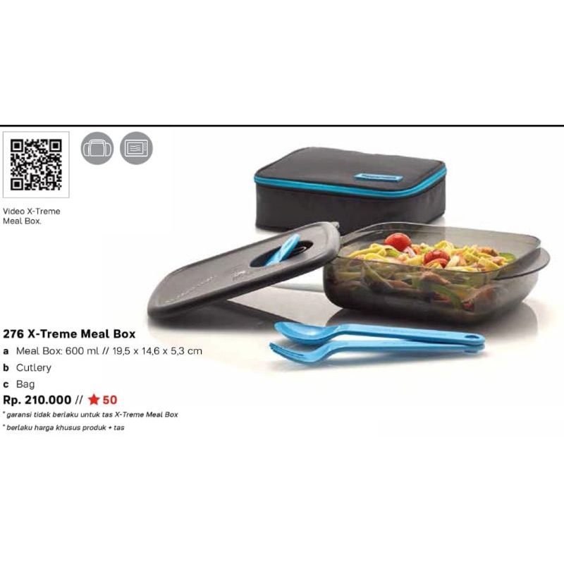 Jual paket bekal xtreme meal by tupperware | Shopee Indonesia
