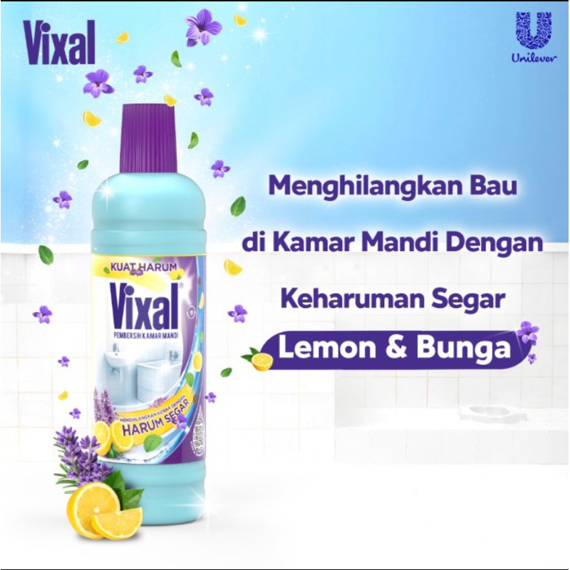 Jual Vixal Pembersih Porselen Kamar Mandi 750ml | Shopee Indonesia