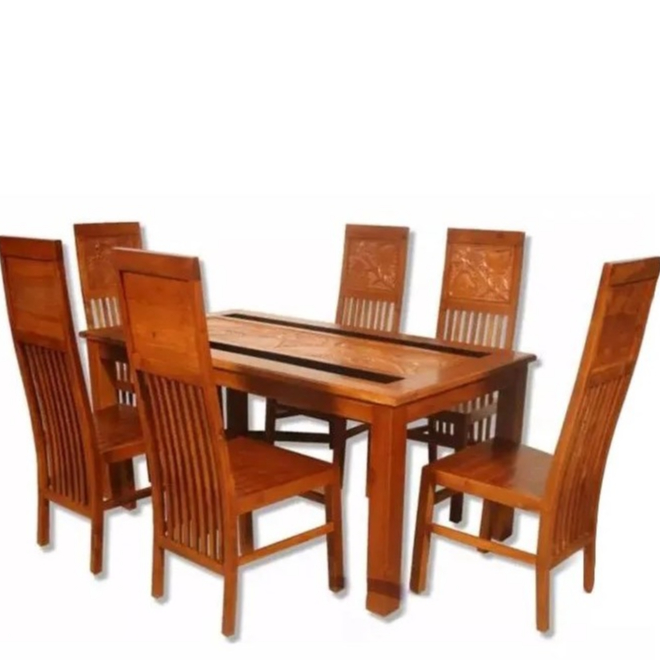 Jual Meja makan balero kayu jati termurah / meja makan minimalis murah | Shopee Indonesia