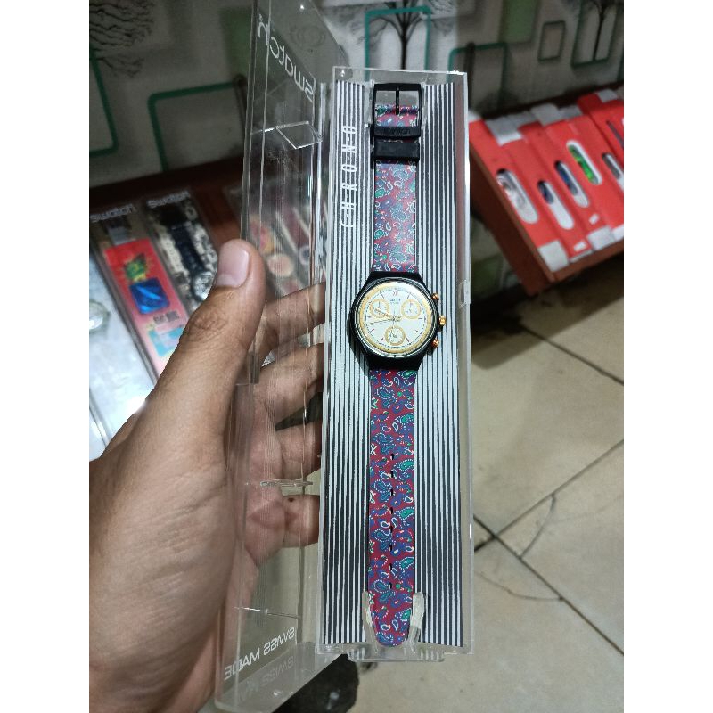 Jual Swatch Chrono Plastik Batik | Shopee Indonesia