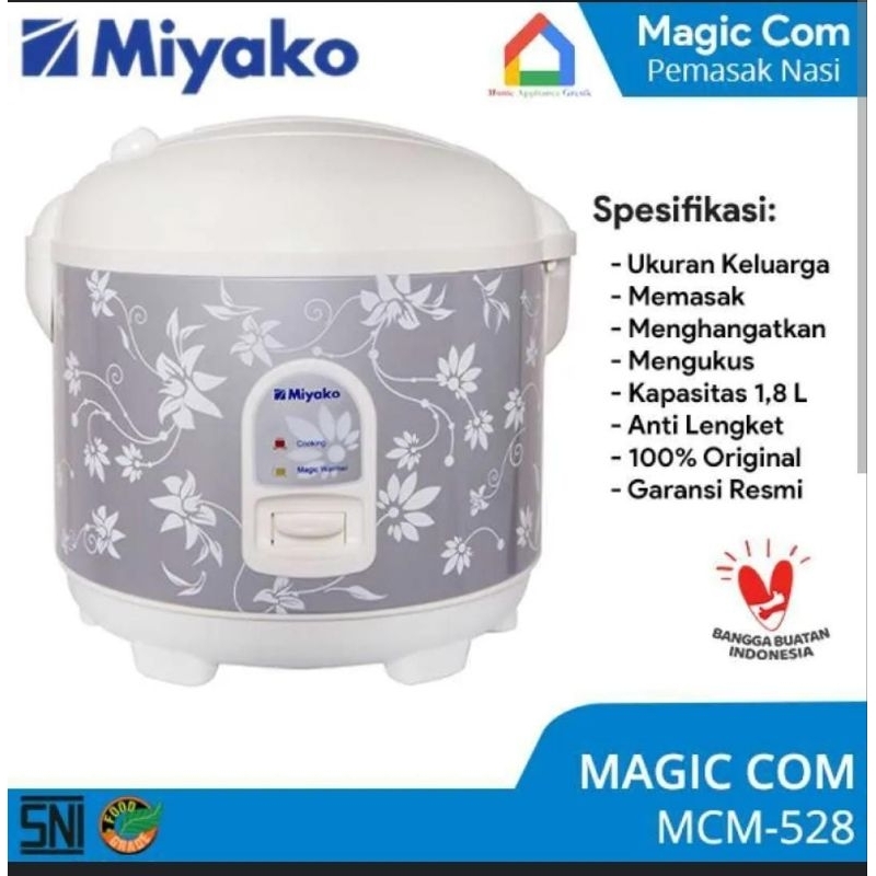Jual Magicom miyako1,8 liter | Shopee Indonesia