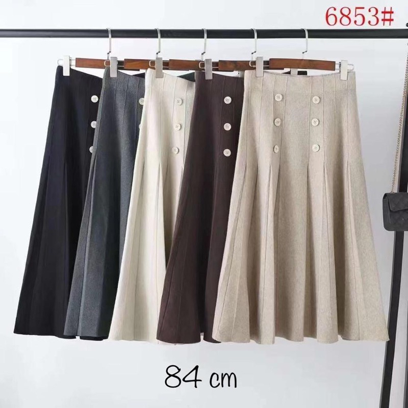 Jual Rok Rajut Panjang, Import, Premium, Panjang 84 cm, Bahan Halus ...