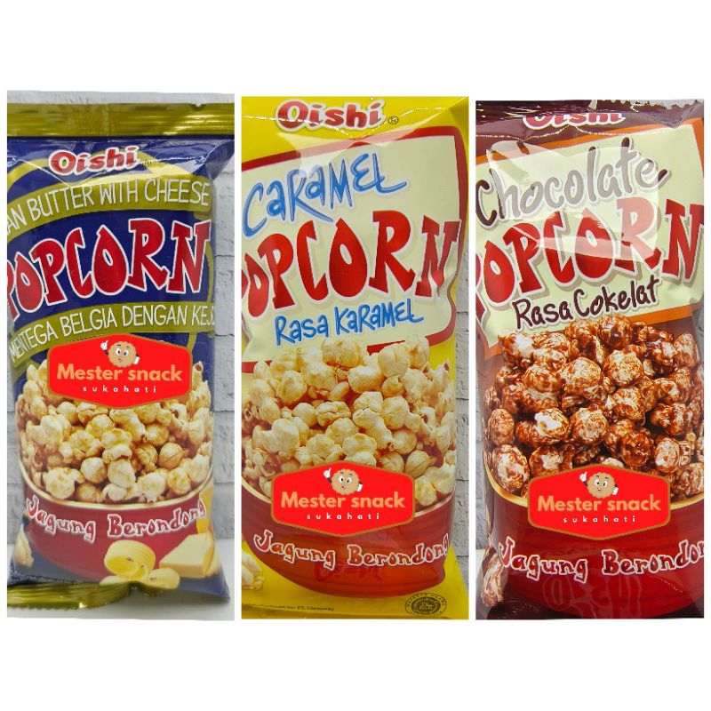 Jual Oishi Popcorn Jagung Berondong | popcorn | snack jagung | snack ...
