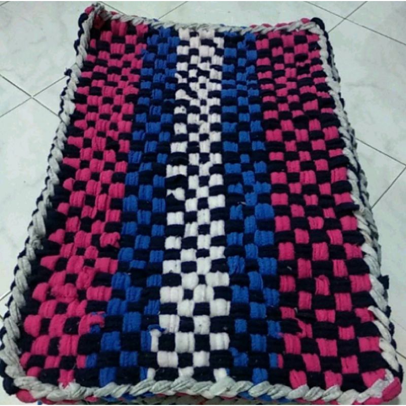 Jual Keset anyam -keset kain perca/keset kaki/keset dapur/Keset kain ...