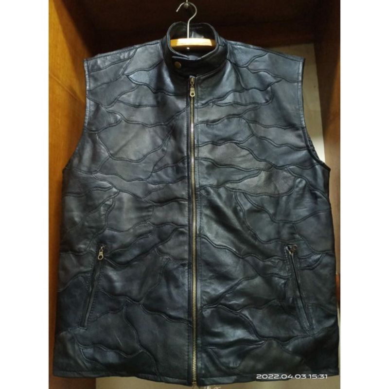 Jual JAKET ROMPI KULIT BIKERS ASLI KULIT DOMBA | Shopee Indonesia