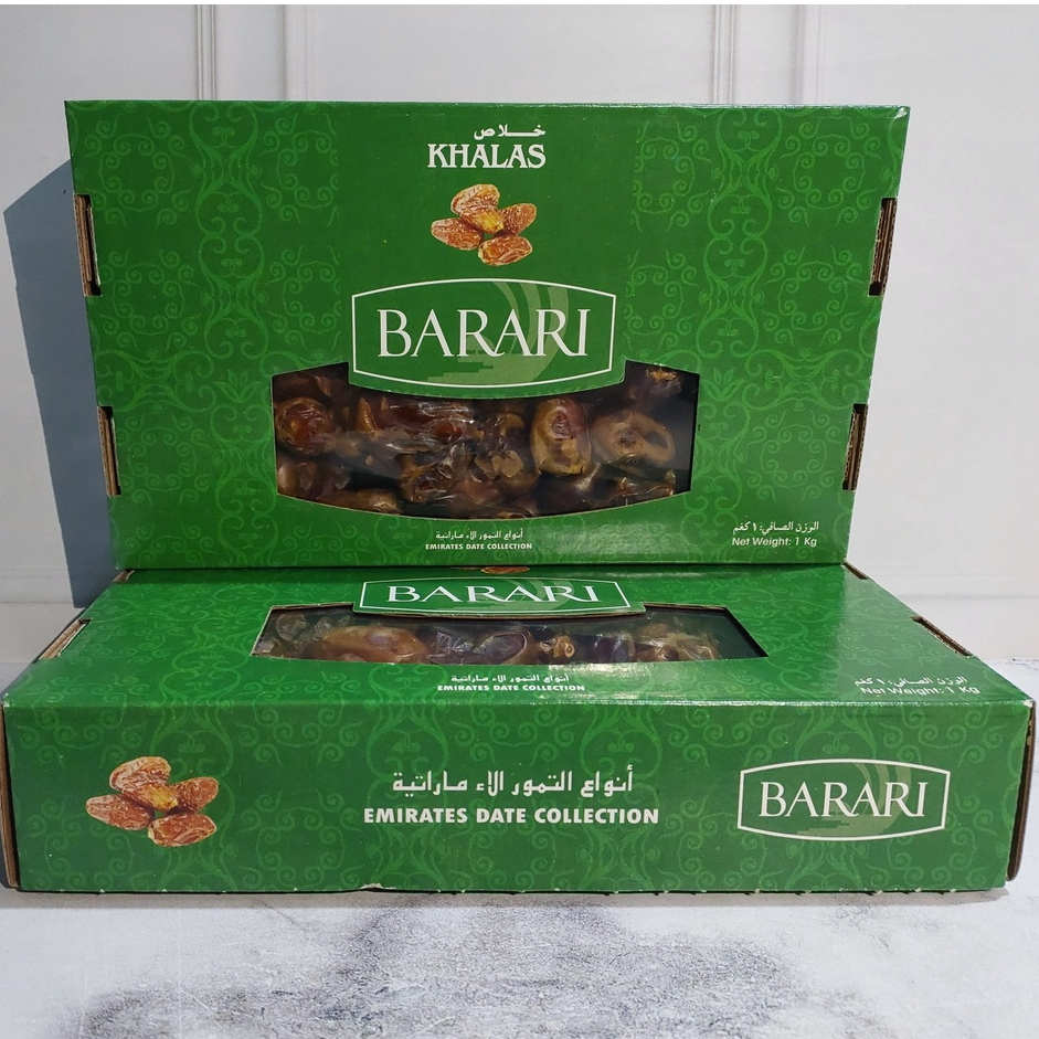 Jual Kurma Khalas Barari Kemasan 1Kg Kurma Kualitas Premium Kemasan 1Kg ...