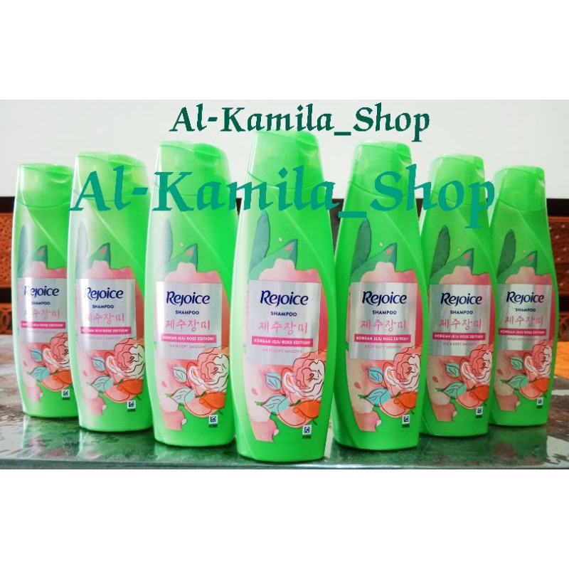 Jual REJOICE Shampoo & Conditioner 340/150mL ~ Korean Jeju Rose Edition/Edisi Korea Rich Soft ...