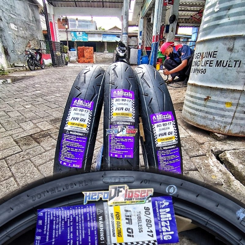 Jual Ban Mizzle MR01 90/80-17 harga satuan thn pembuatan 2024 | Shopee ...