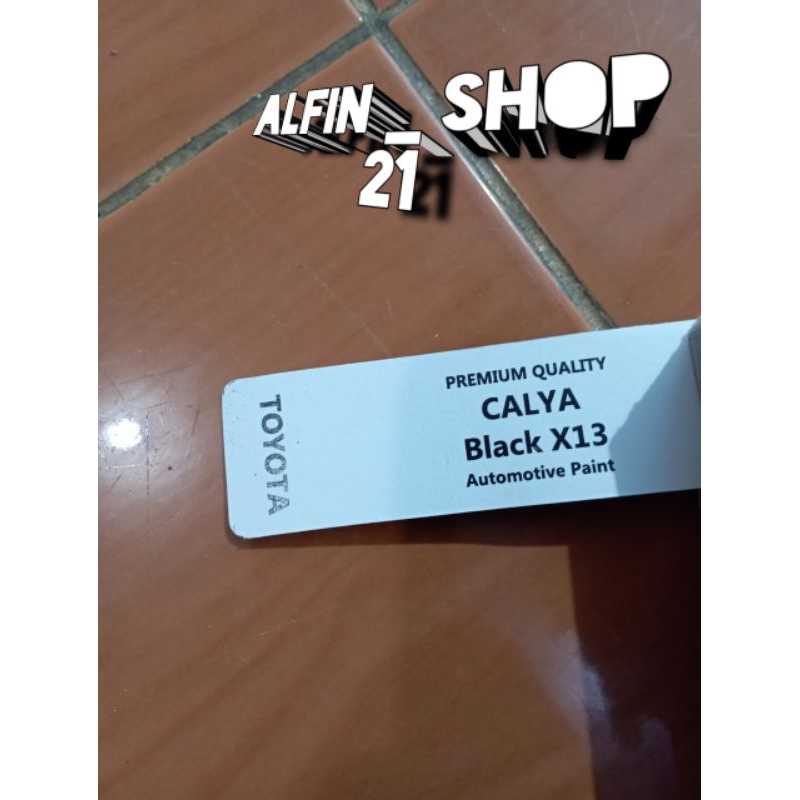 Jual CAT BLACK X13 CAT MOBIL CALYA HITAM CAT JENIS CAT PU 1 LITER ...